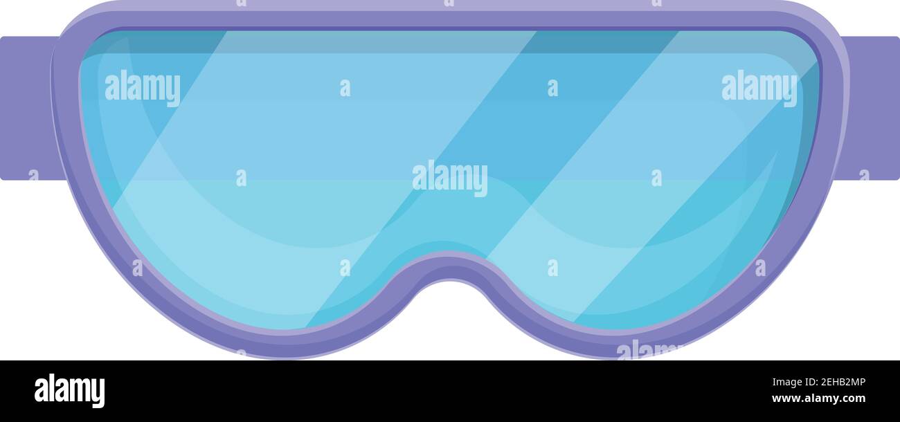 Swimming goggles icon. Cartoon of swimming goggles vector icon for web ...