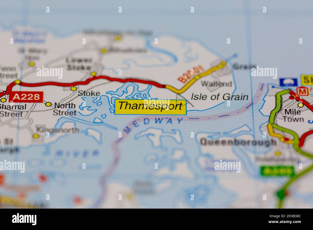Map of thamesport hi-res stock photography and images - Alamy