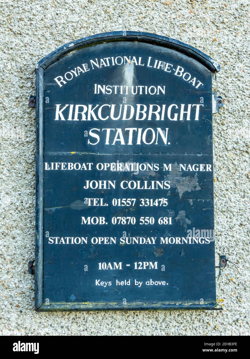 Kirkcudbright, Scotland - 28th December 2020: Old RNLI Kirkcudbright ...