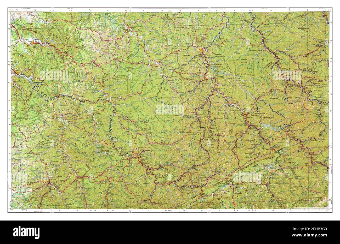 Map of jenkins hi-res stock photography and images - Alamy