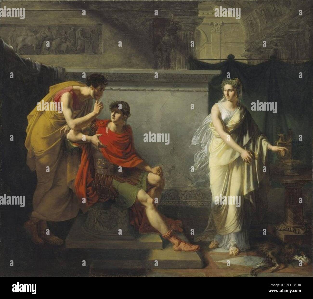 A mythological scene by Pelagio Palagi Stock Photo - Alamy