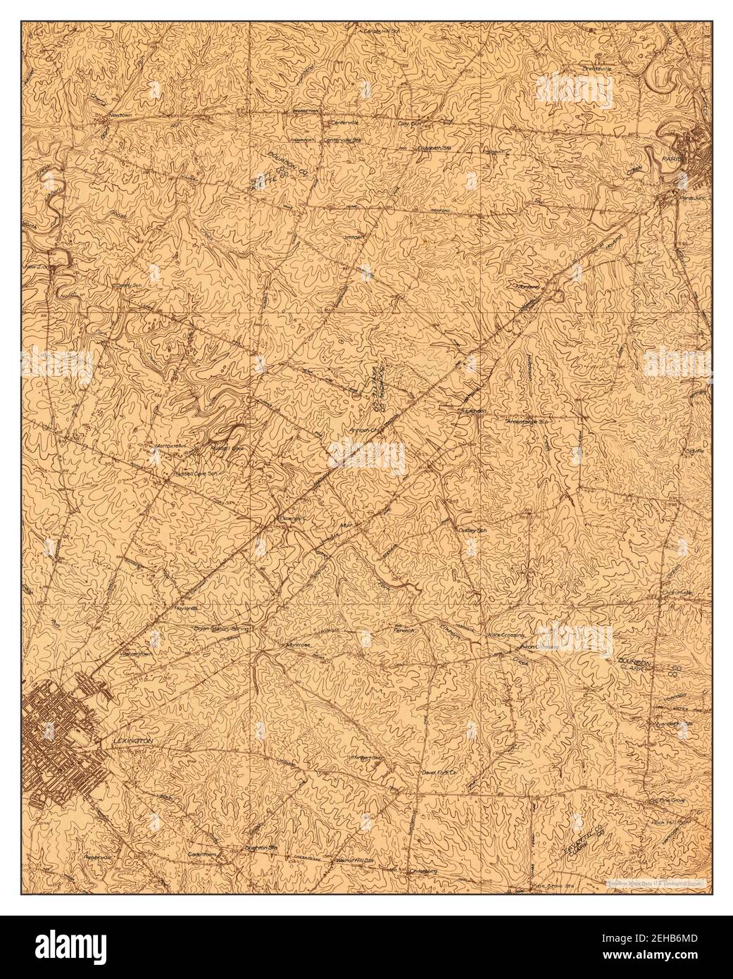 Lexington, Kentucky, map 1927, 1:48000, United States of America by ...