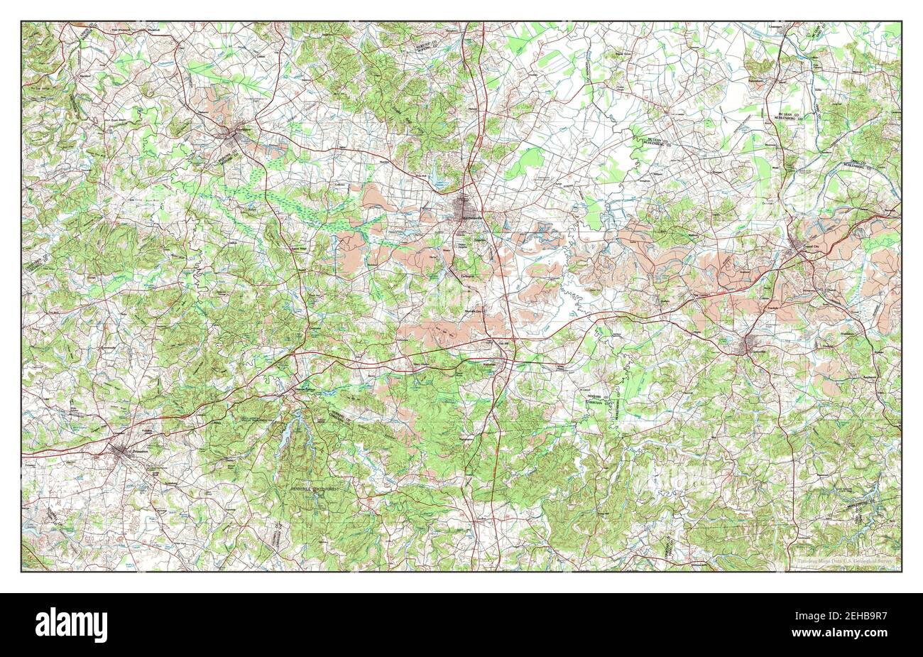 Madisonville kentucky map hi-res stock photography and images - Alamy