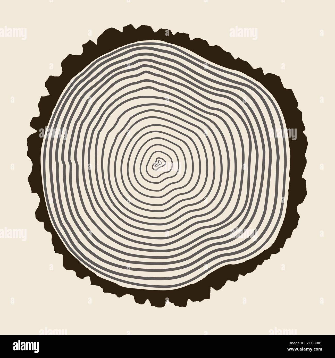 Tree Rings Background Vector Illustration Stock Vector Image & Art - Alamy
