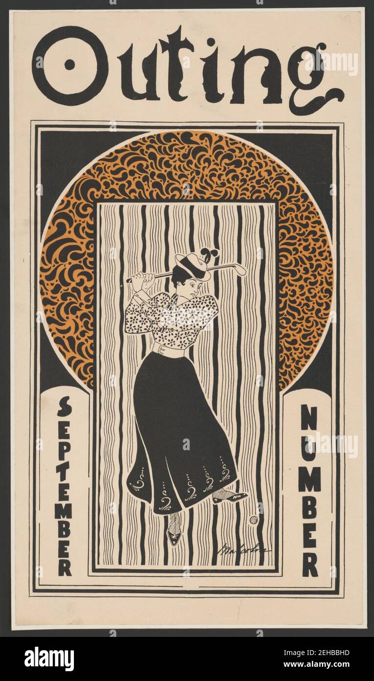 Outing, September number Stock Photo - Alamy