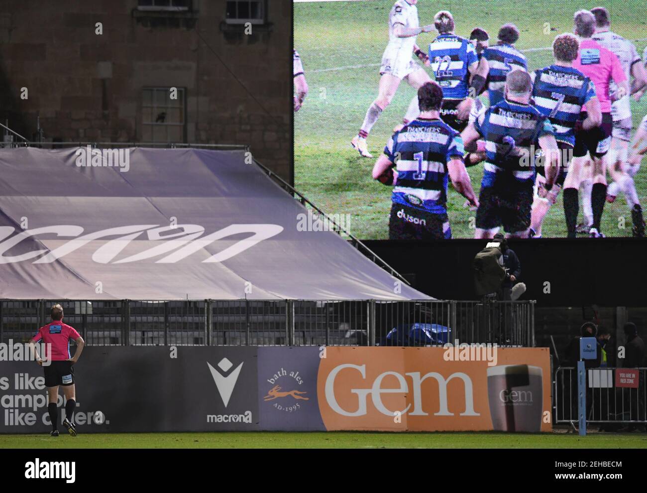 Recreation Ground, Bath, Somerset, UK. 19th Feb, 2021. English ...
