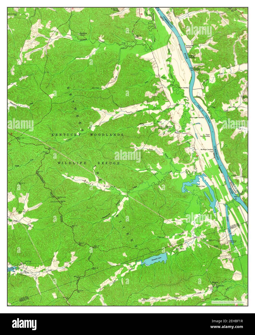 Mont, Kentucky, map 1950, 1:24000, United States of America by Timeless ...
