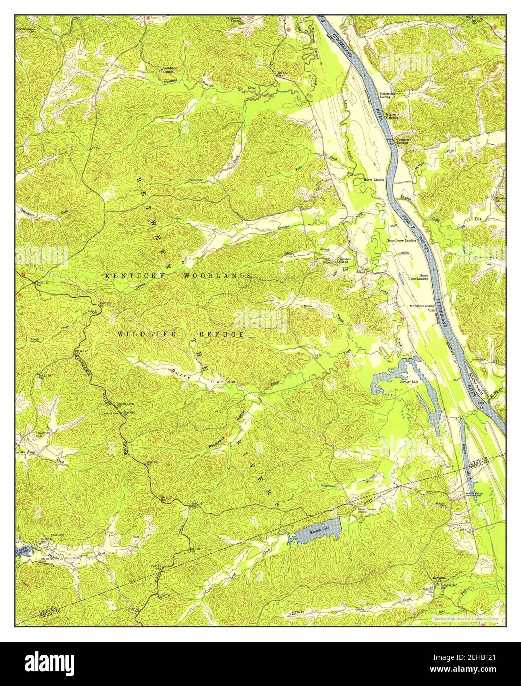 Mont, Kentucky, map 1950, 1:24000, United States of America by Timeless ...