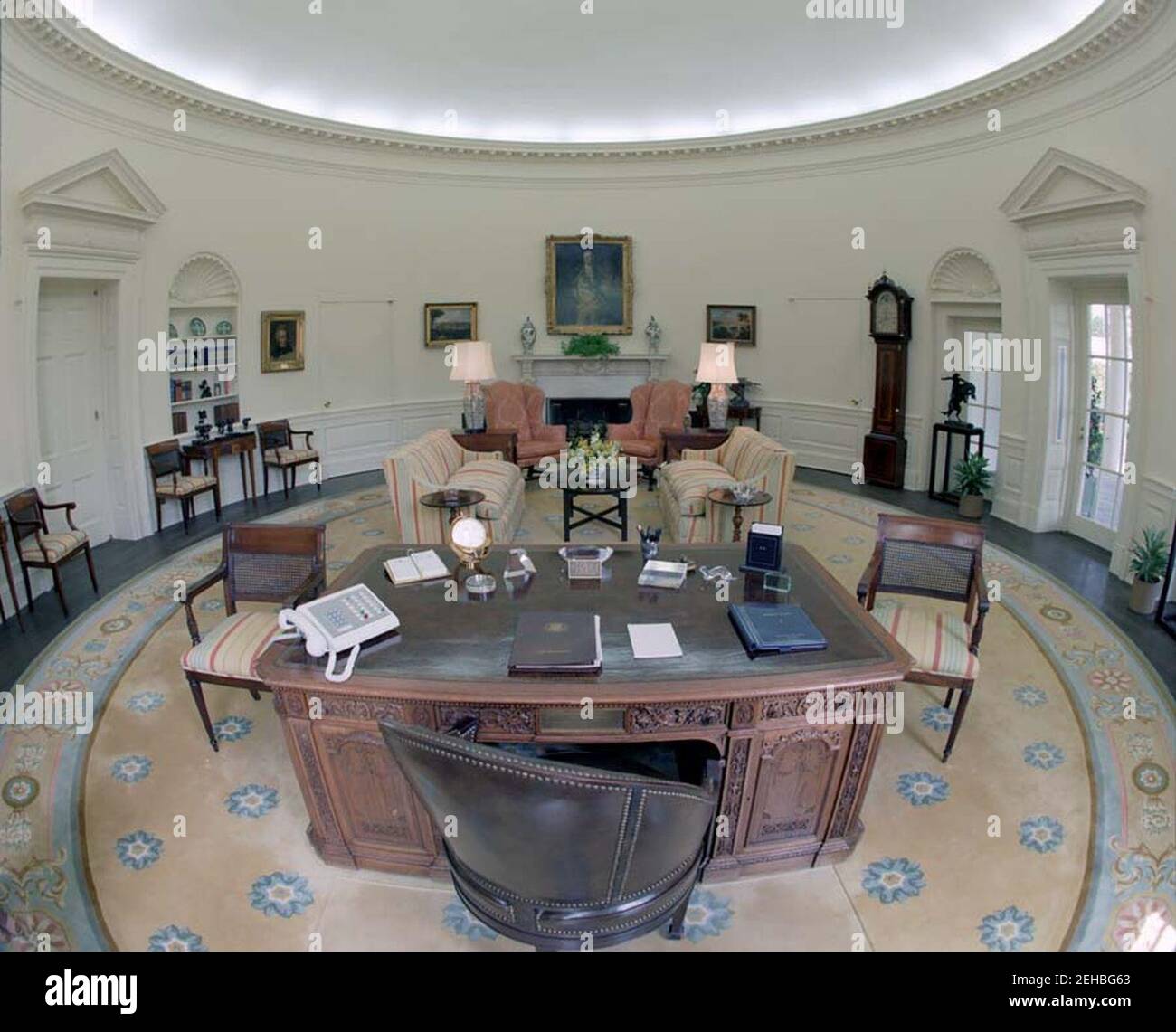 Oval Office 1981 Stock Photo - Alamy