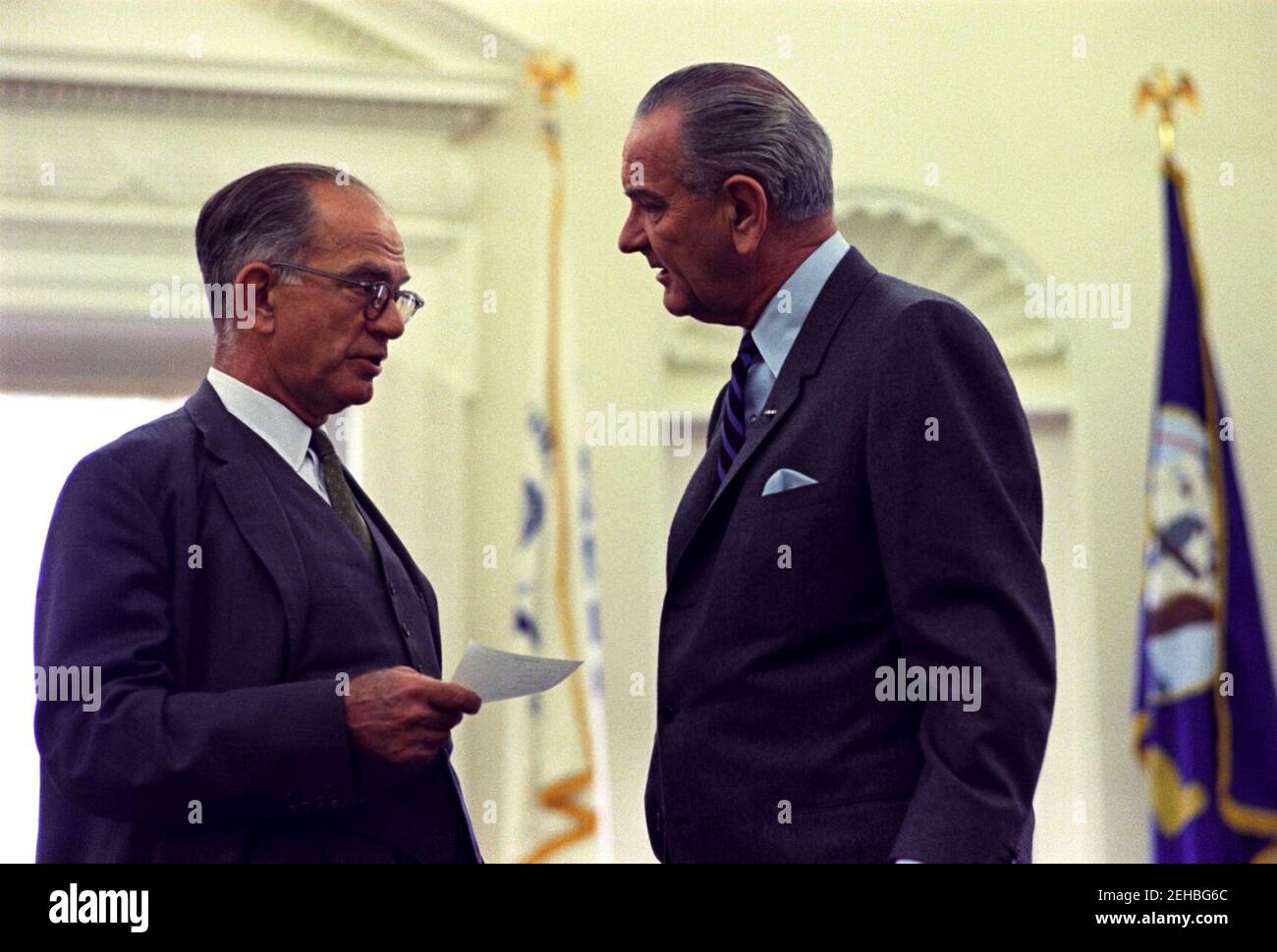Oval Office LBJ 8 Stock Photo - Alamy