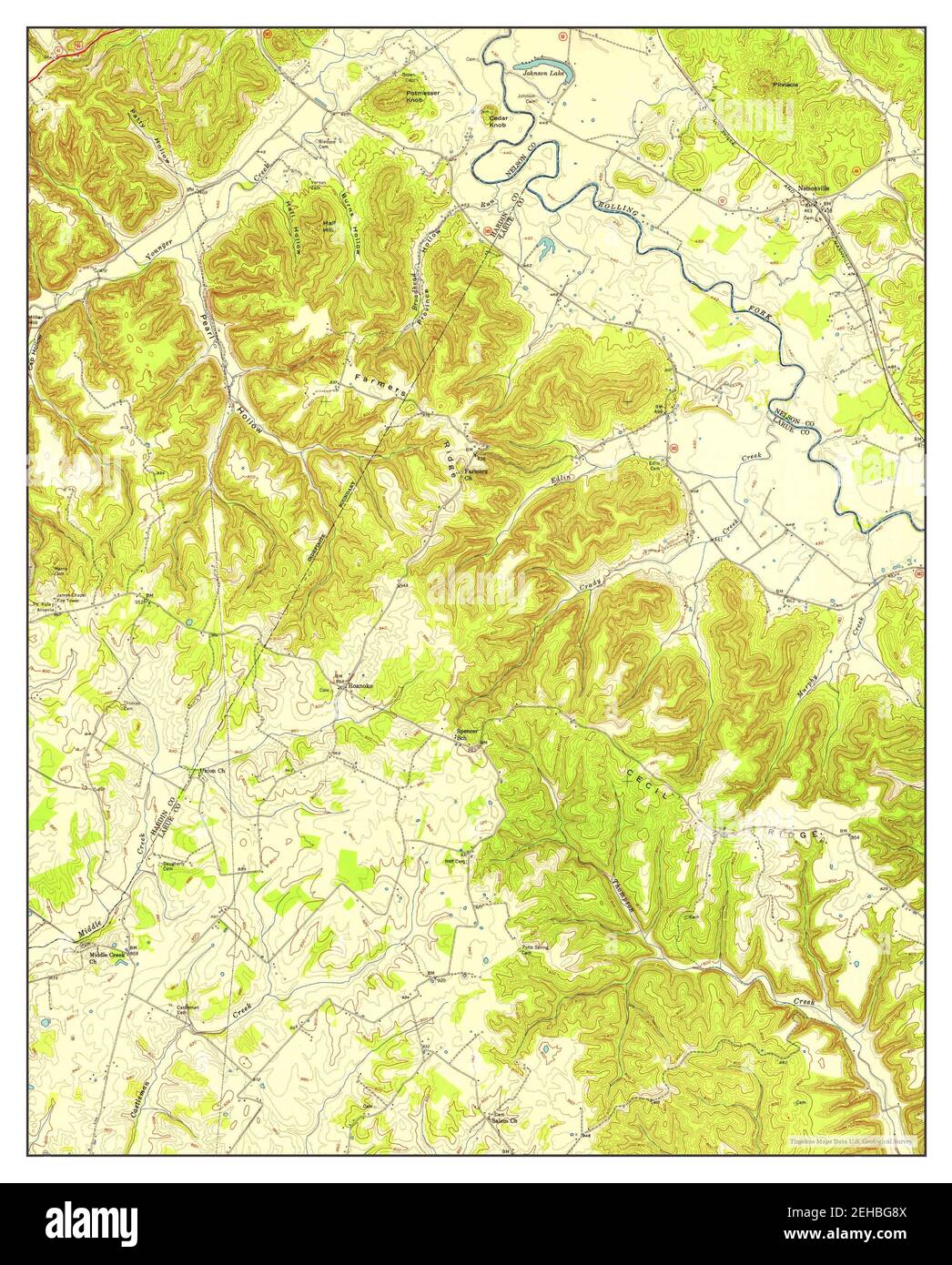 Map Of Nelsonville High Resolution Stock Photography and Images - Alamy