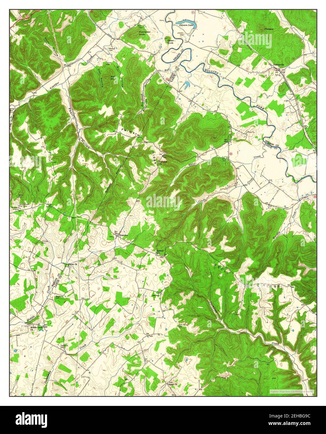Map Of Nelsonville High Resolution Stock Photography and Images - Alamy