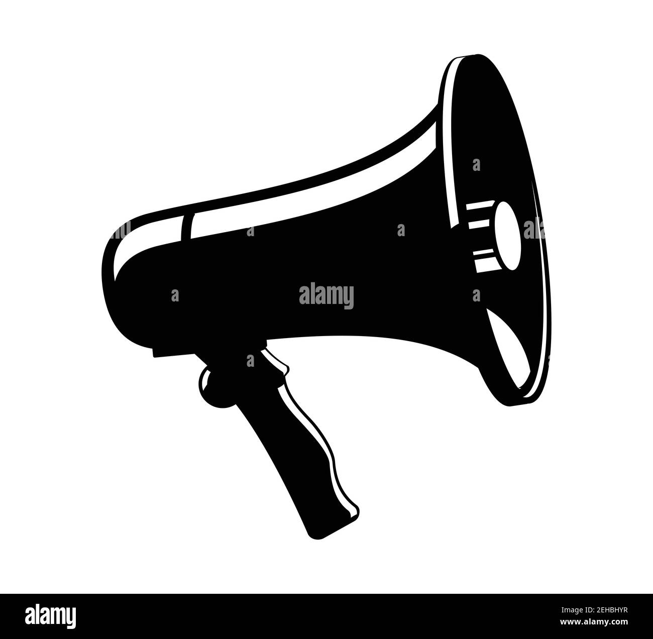 Megaphone isolated vector vectors hi-res stock photography and images ...
