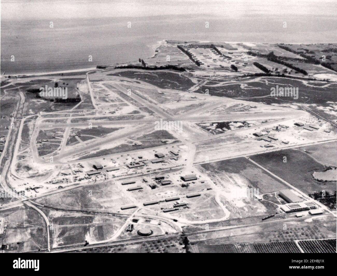 Overhead MCAS Santa Barbara in April of 1944 Stock Photo - Alamy