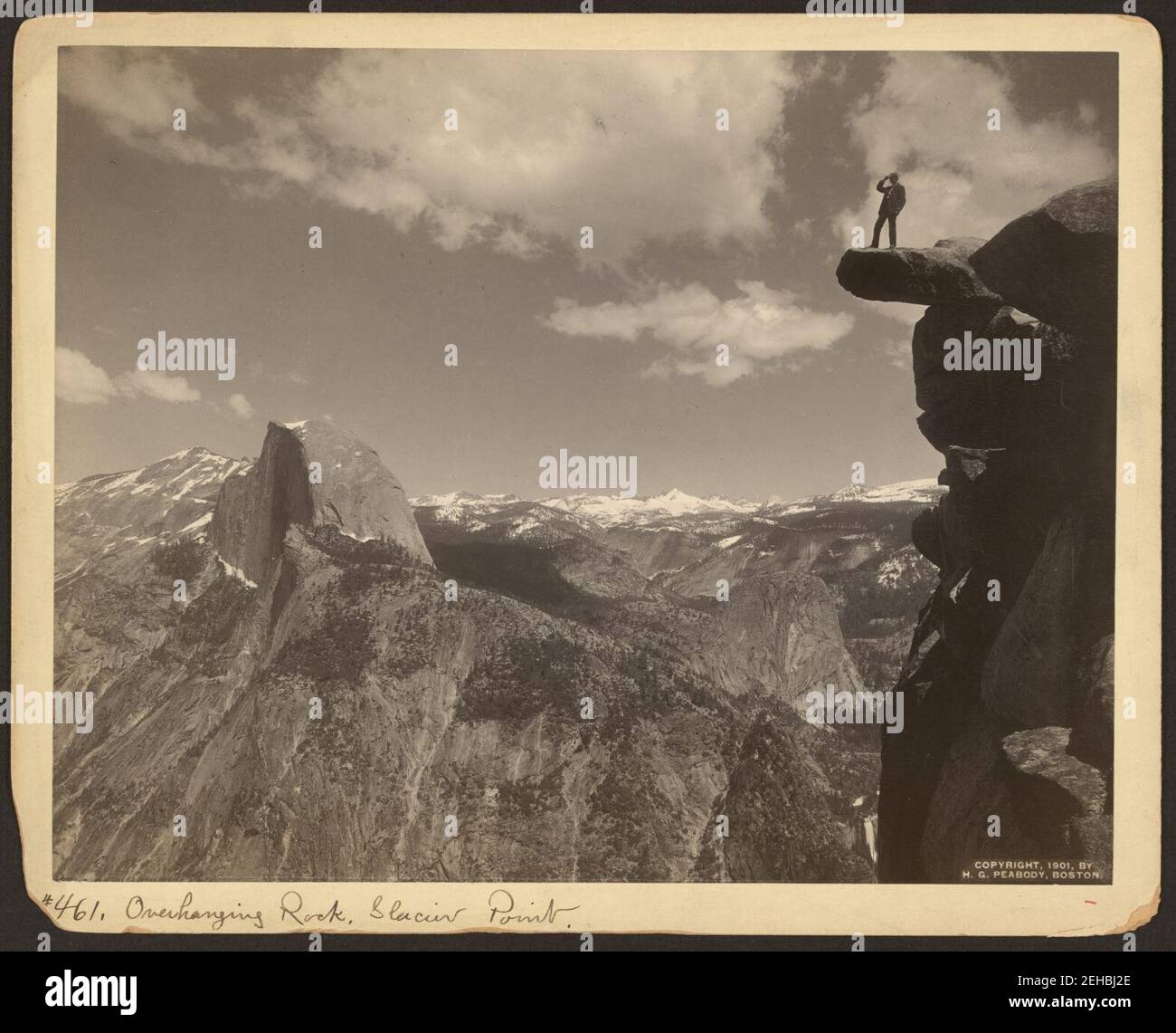 Overhanging Rock, Glacier Point Stock Photo - Alamy