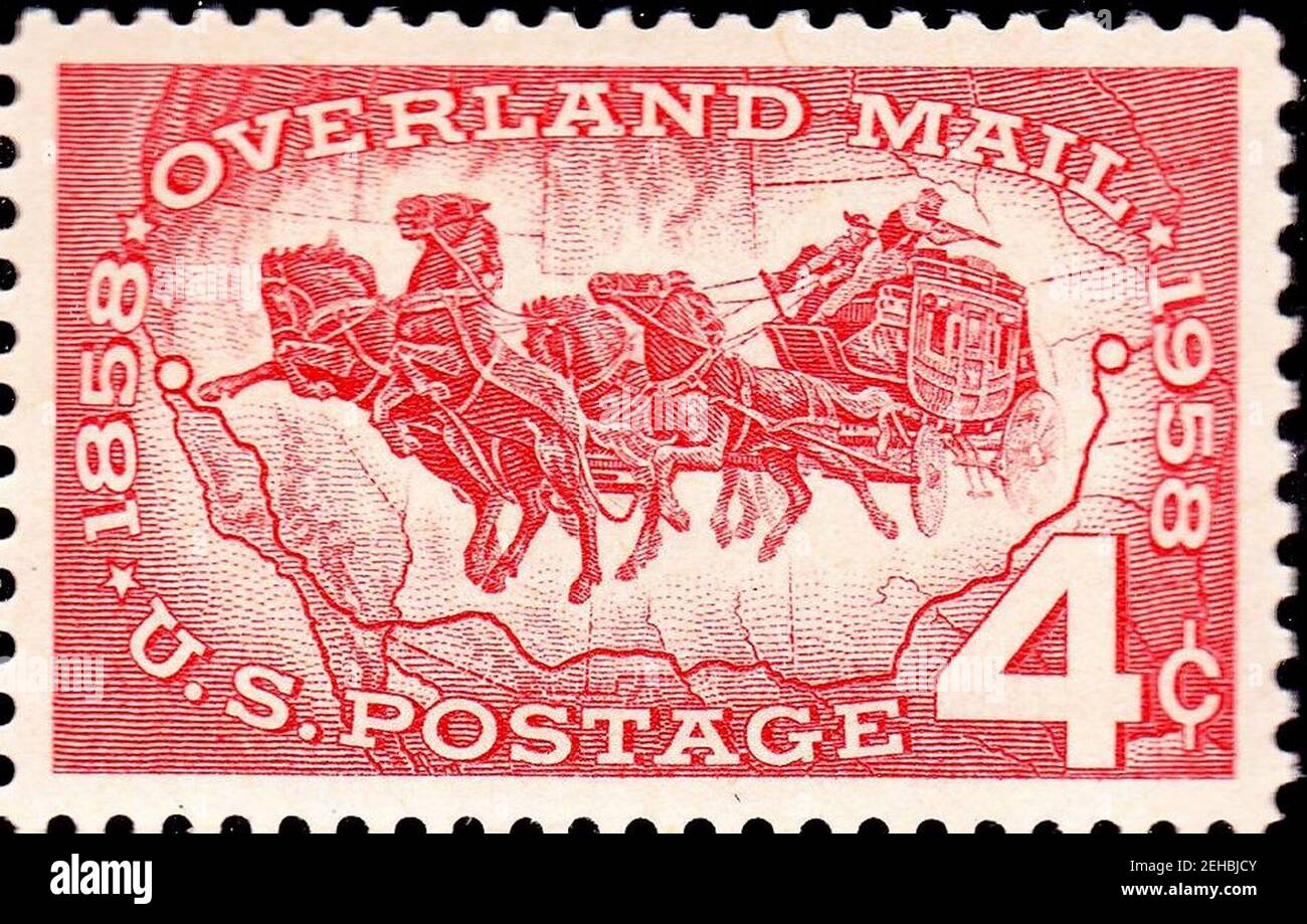Overland mail hi-res stock photography and images - Alamy