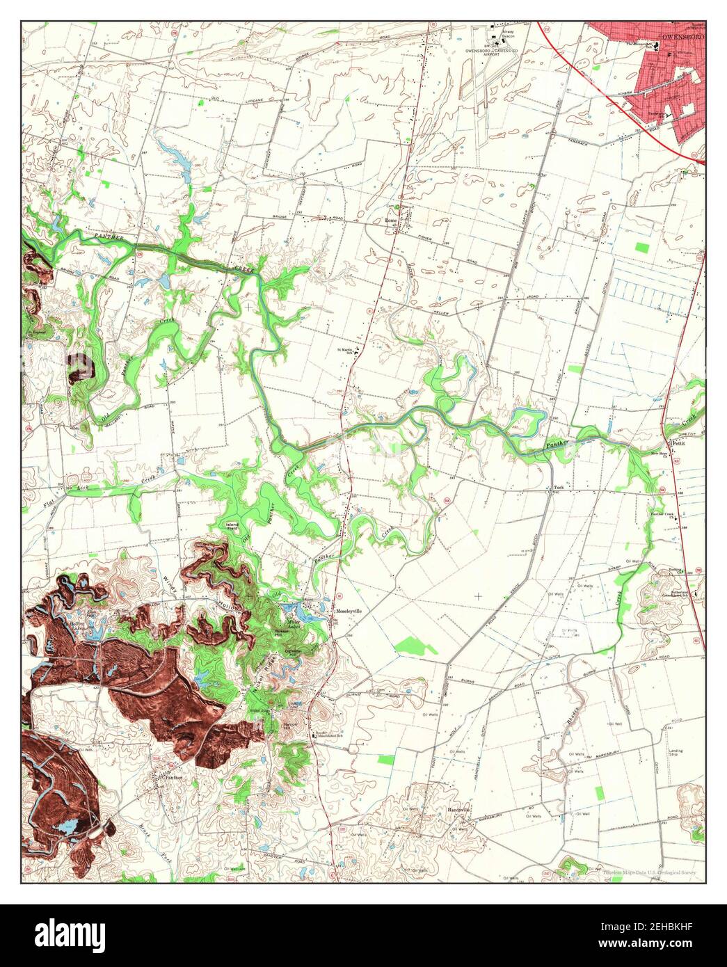 Panther, Kentucky, map 1968, 1:24000, United States of America by ...