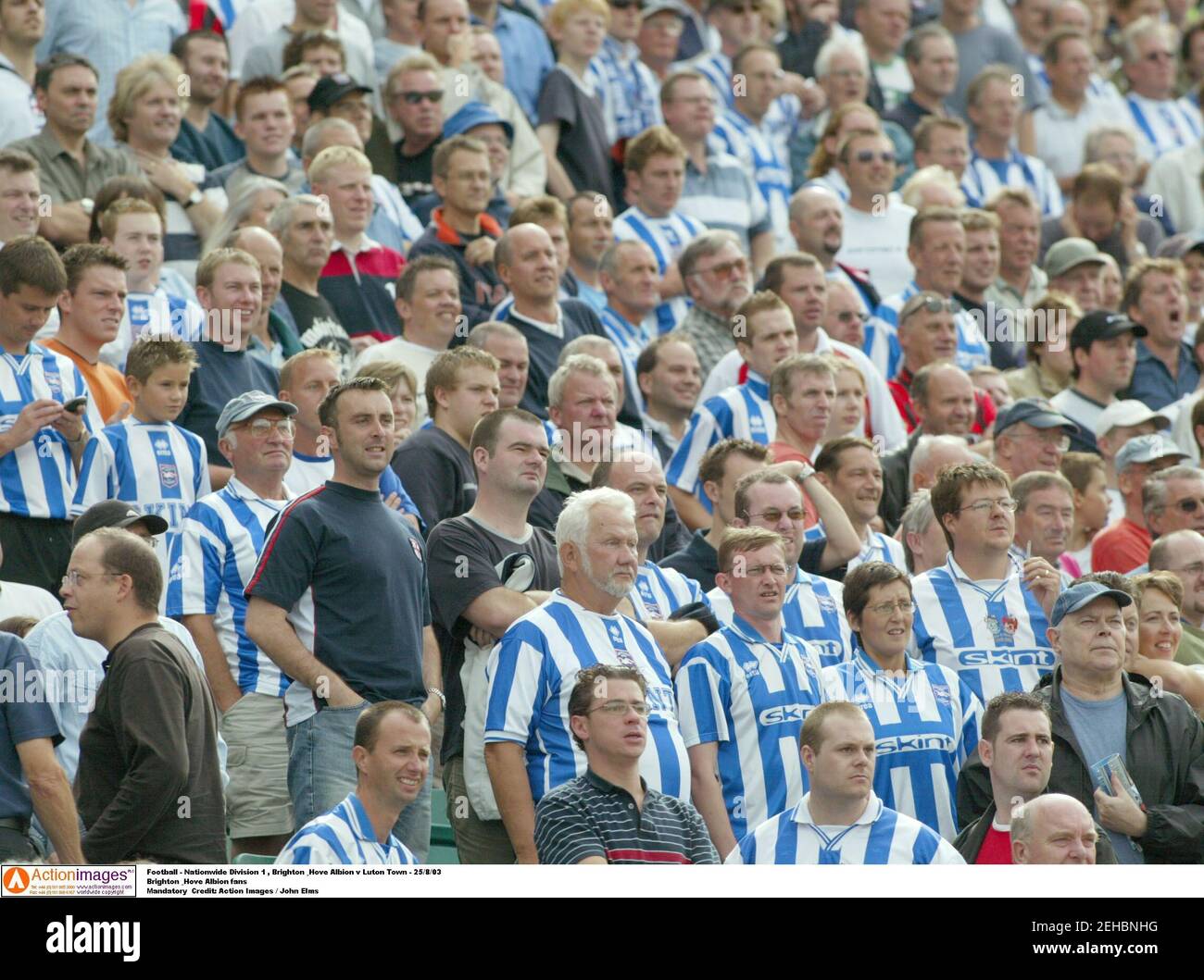 Brighton hove albion fans division hi-res stock photography and images ...