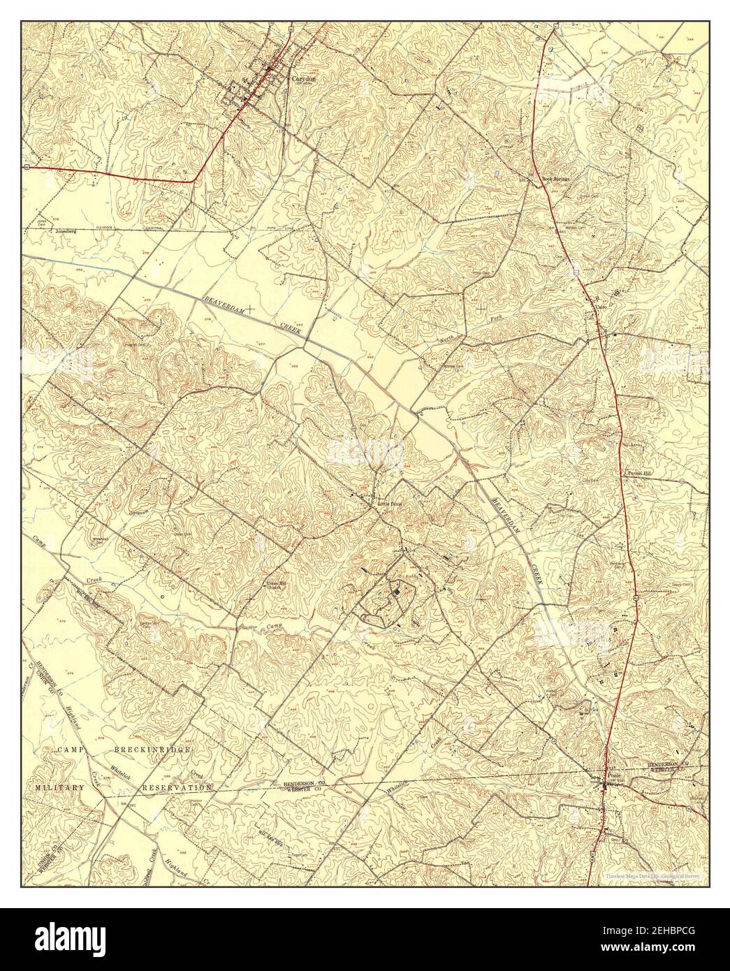 Poole kentucky map hi-res stock photography and images - Alamy