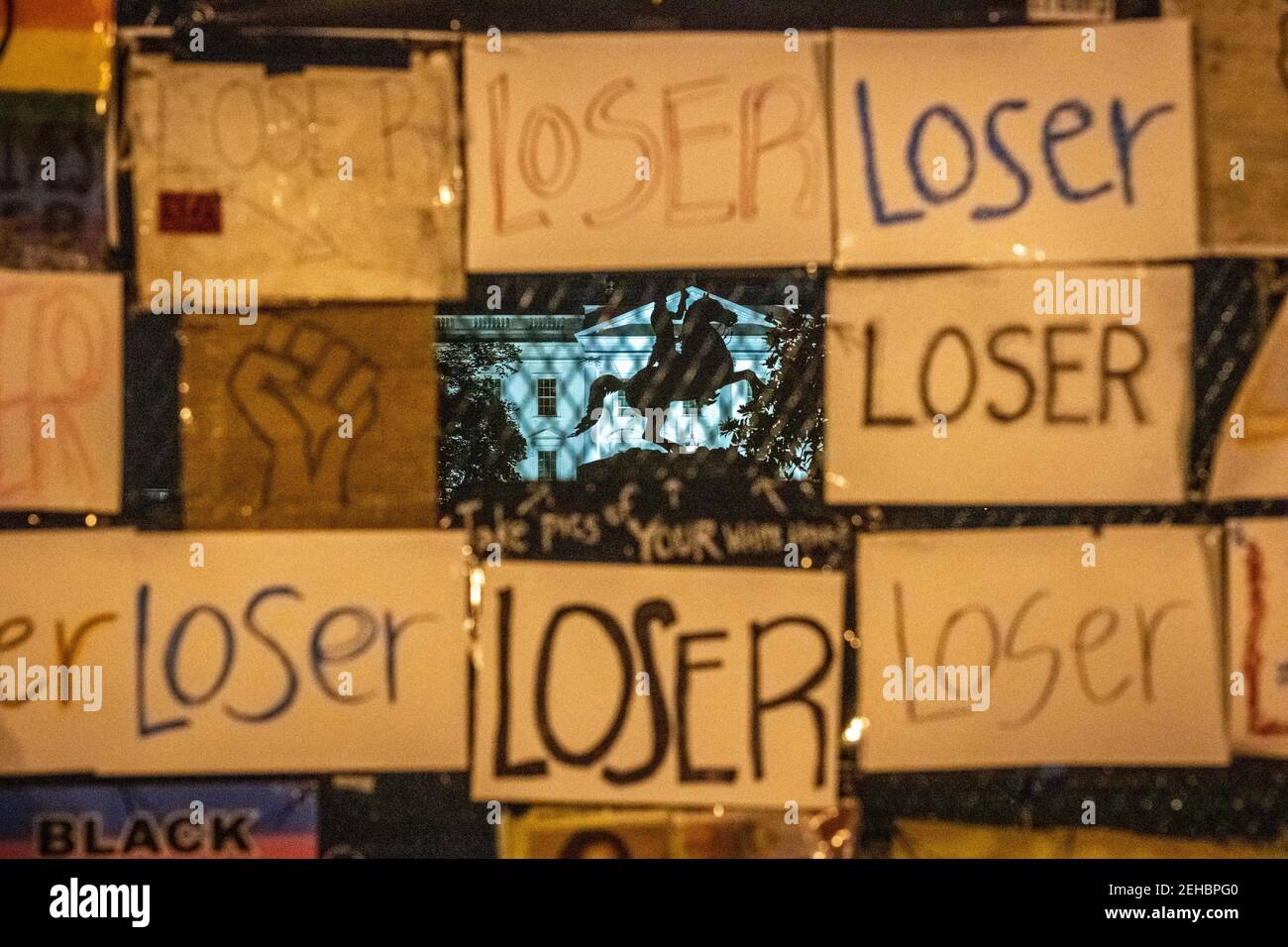 Election Night 2020 in Washington DC Stock Photo - Alamy