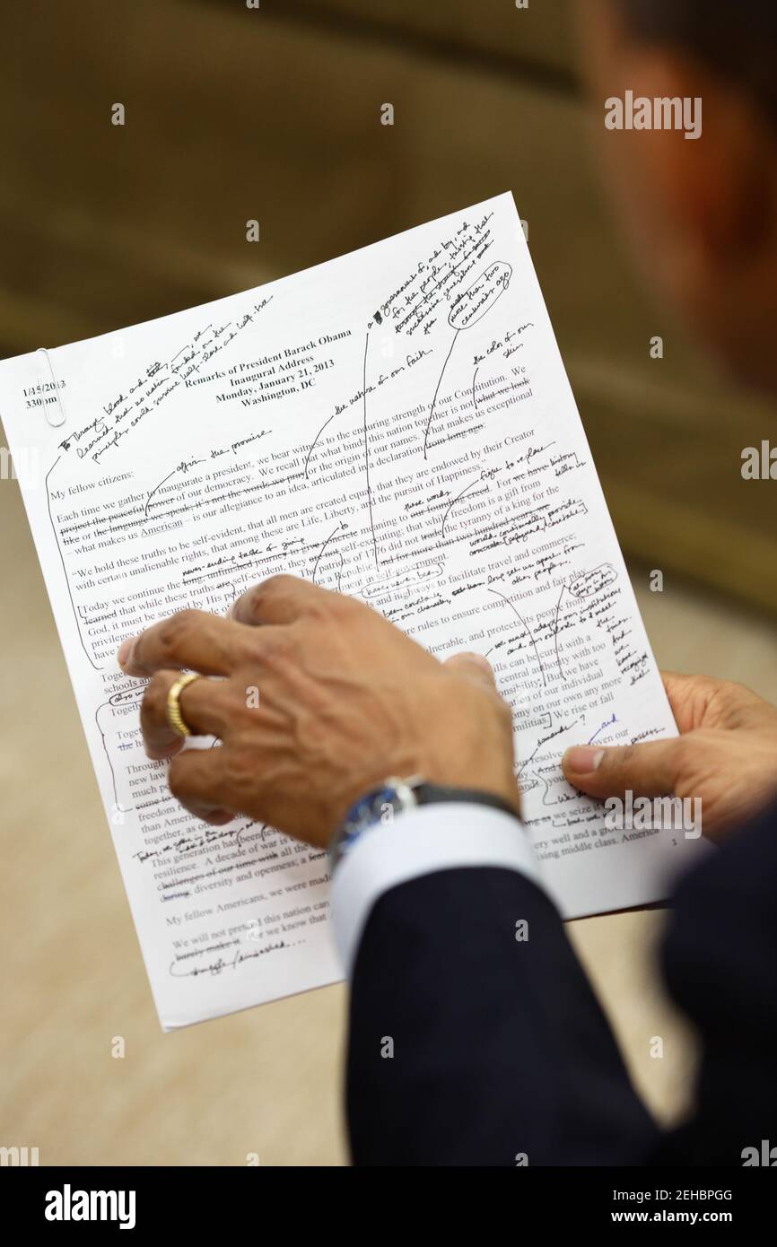 Obama inaugural address 2013 hi-res stock photography and images - Alamy
