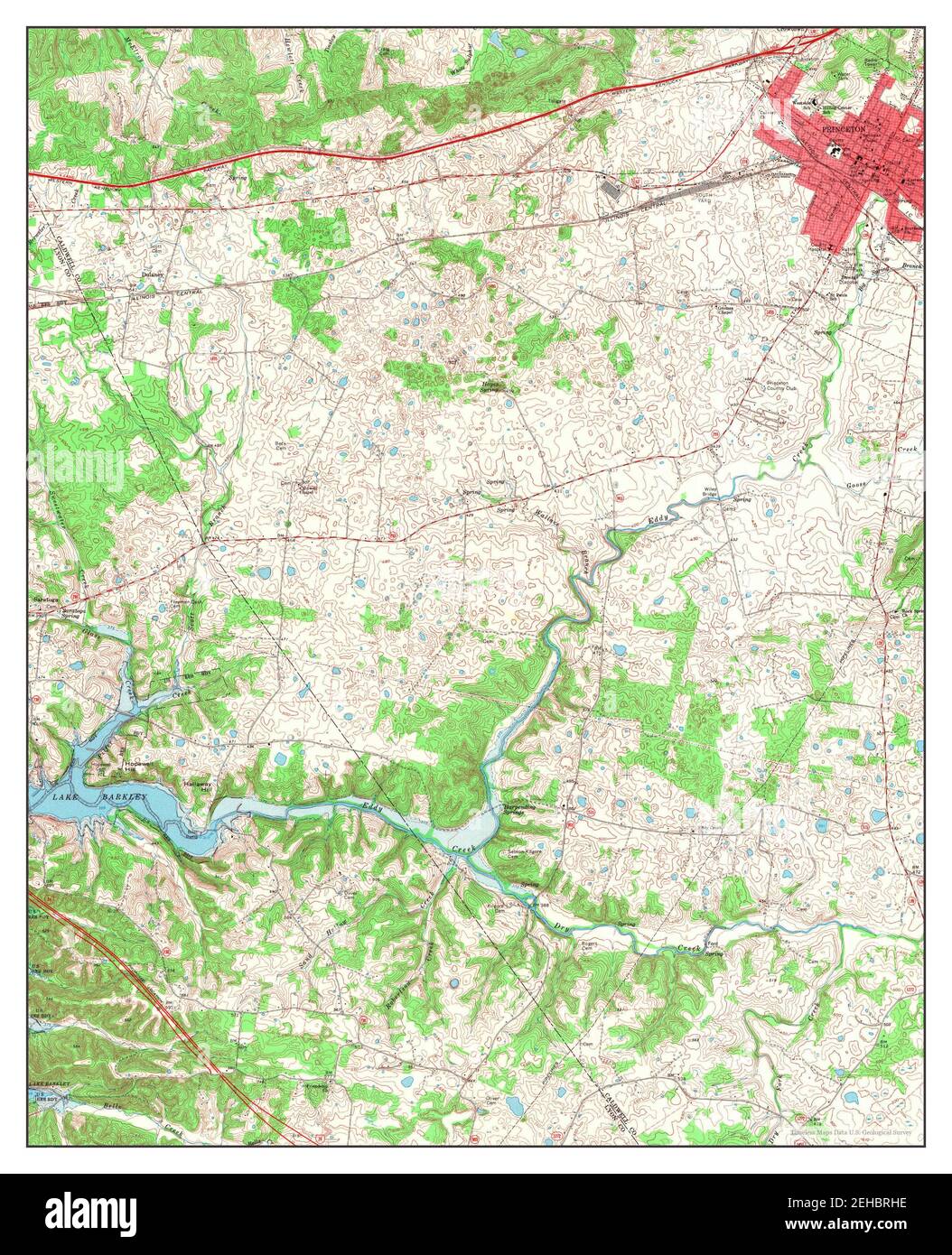 Princeton West, Kentucky, map 1967, 1:24000, United States of America ...