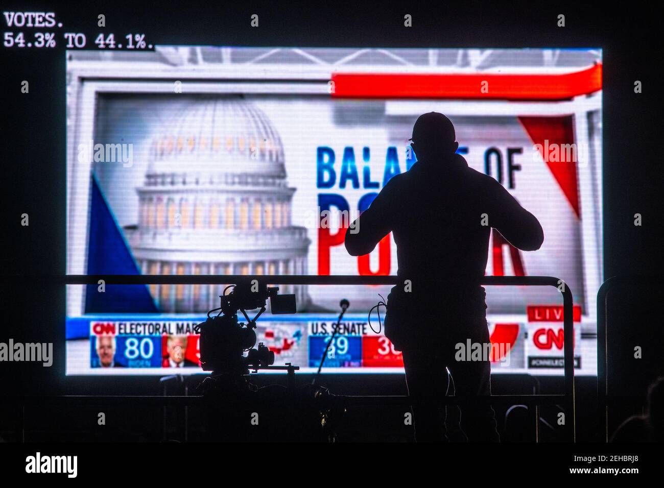 Election Night 2020 in Washington DC Stock Photo - Alamy