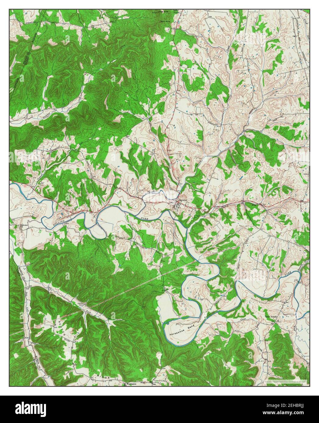 Raywick, Kentucky, map 1953, 1:24000, United States of America by ...