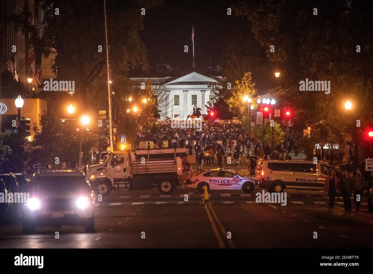 Election Night 2020 in Washington DC Stock Photo - Alamy