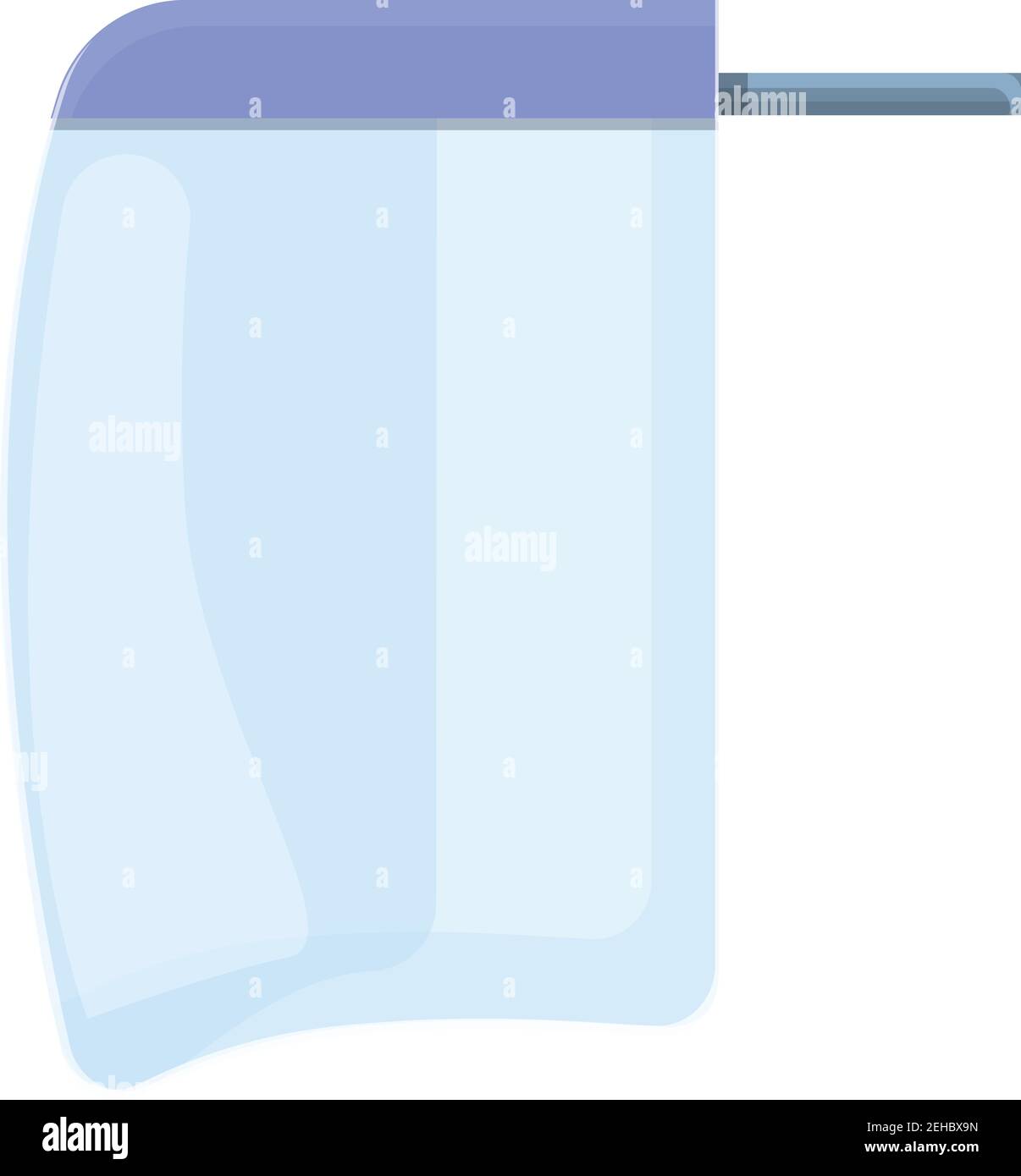 Guard face shield icon. Cartoon of guard face shield vector icon for ...