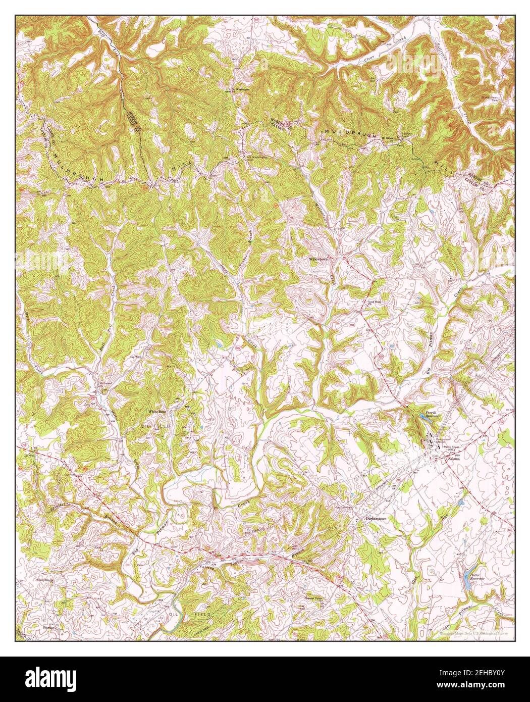 Saloma, Kentucky, map 1961, 1:24000, United States of America by ...