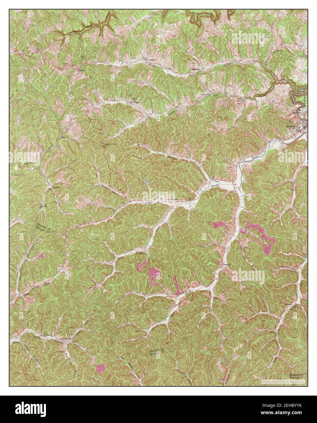 Map of sandy hook hi-res stock photography and images - Alamy
