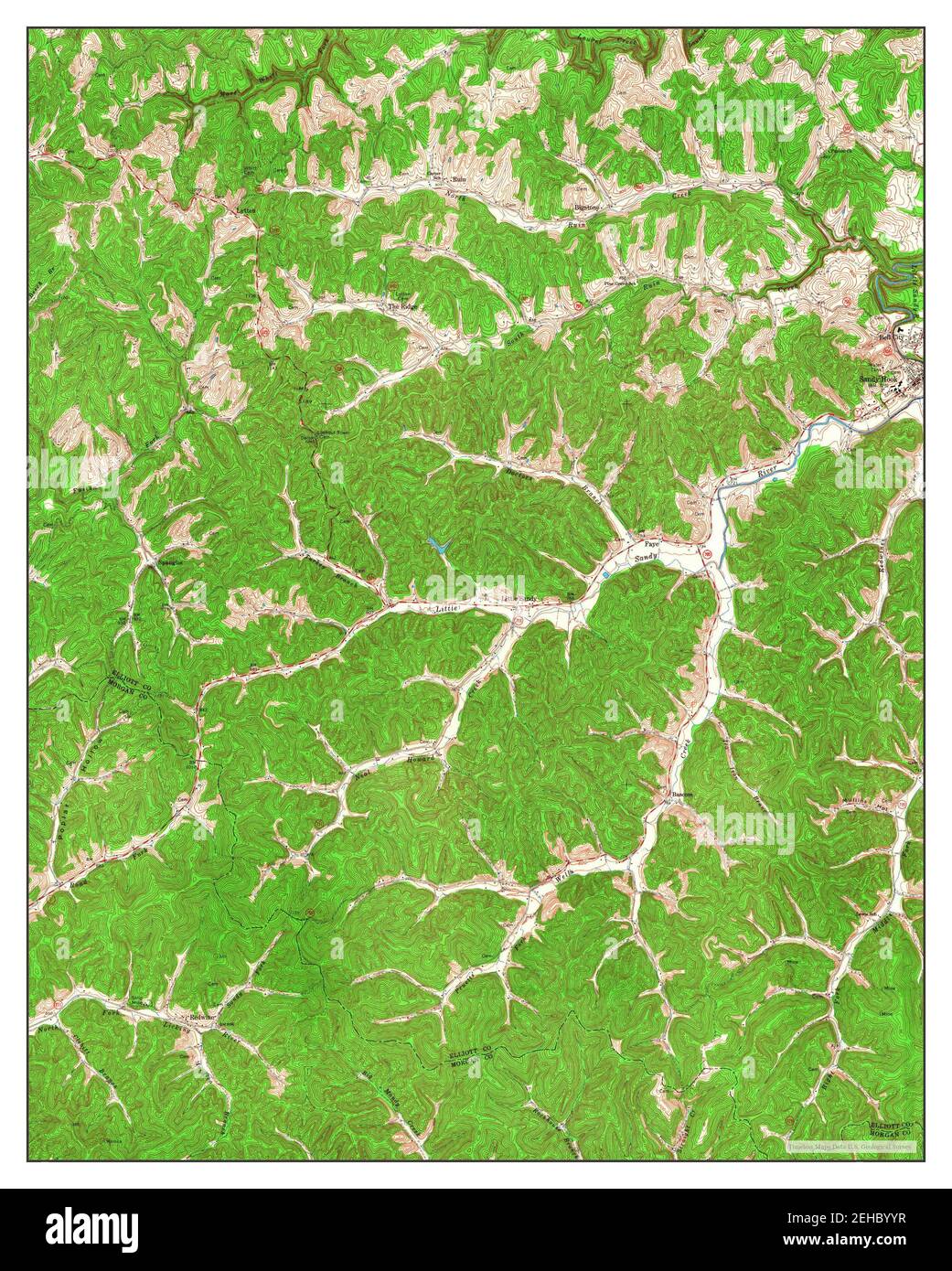 Map of sandy hook hi-res stock photography and images - Alamy