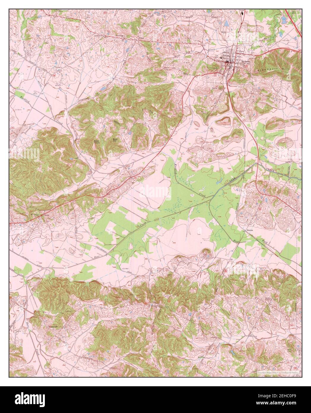 Map of sebree hi-res stock photography and images - Alamy