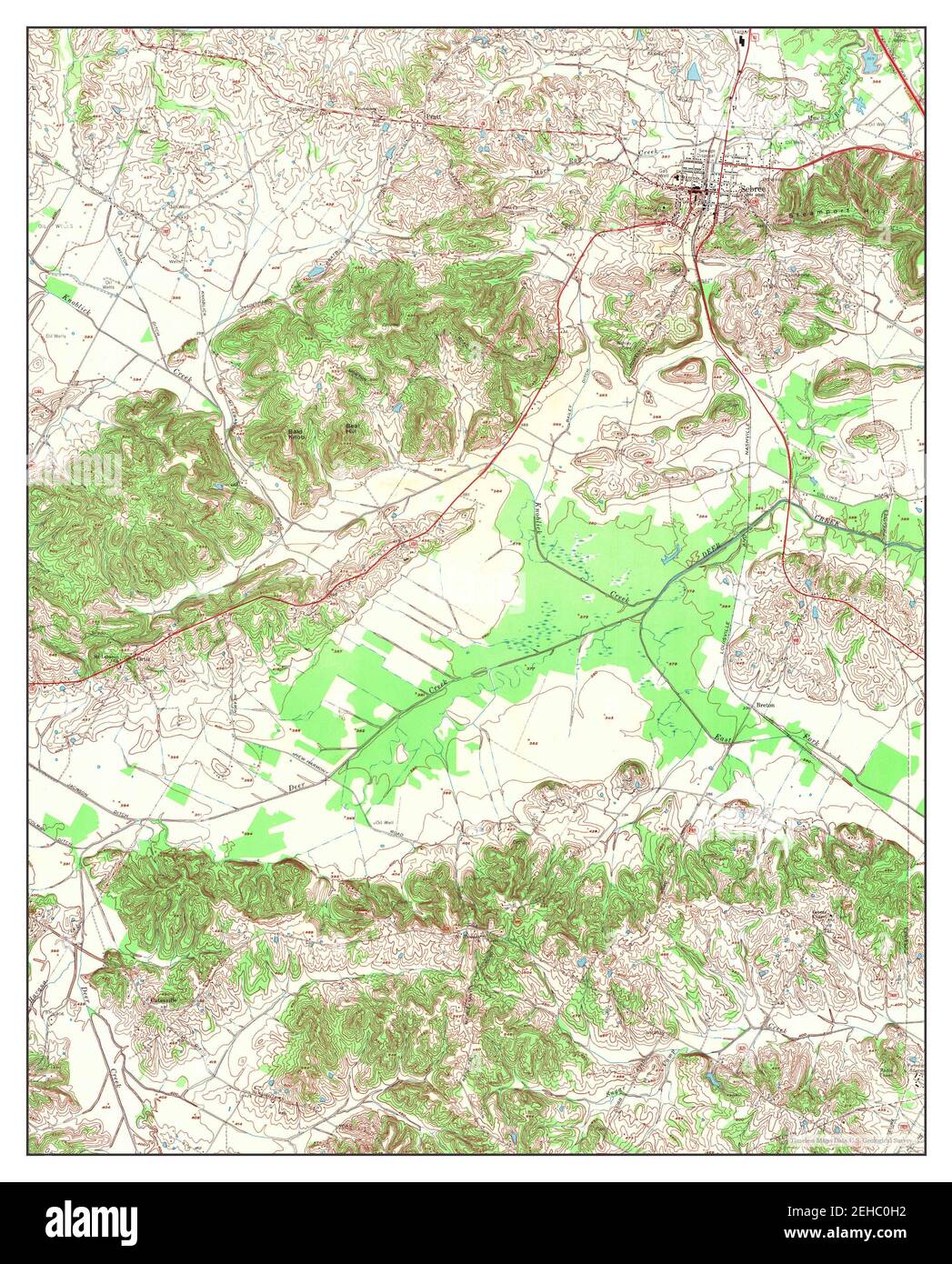 Map of sebree hi-res stock photography and images - Alamy