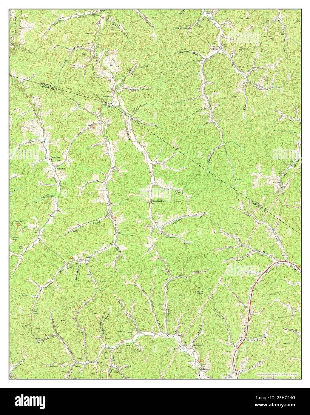 Sitka, Kentucky, map 1971, 1:24000, United States of America by ...