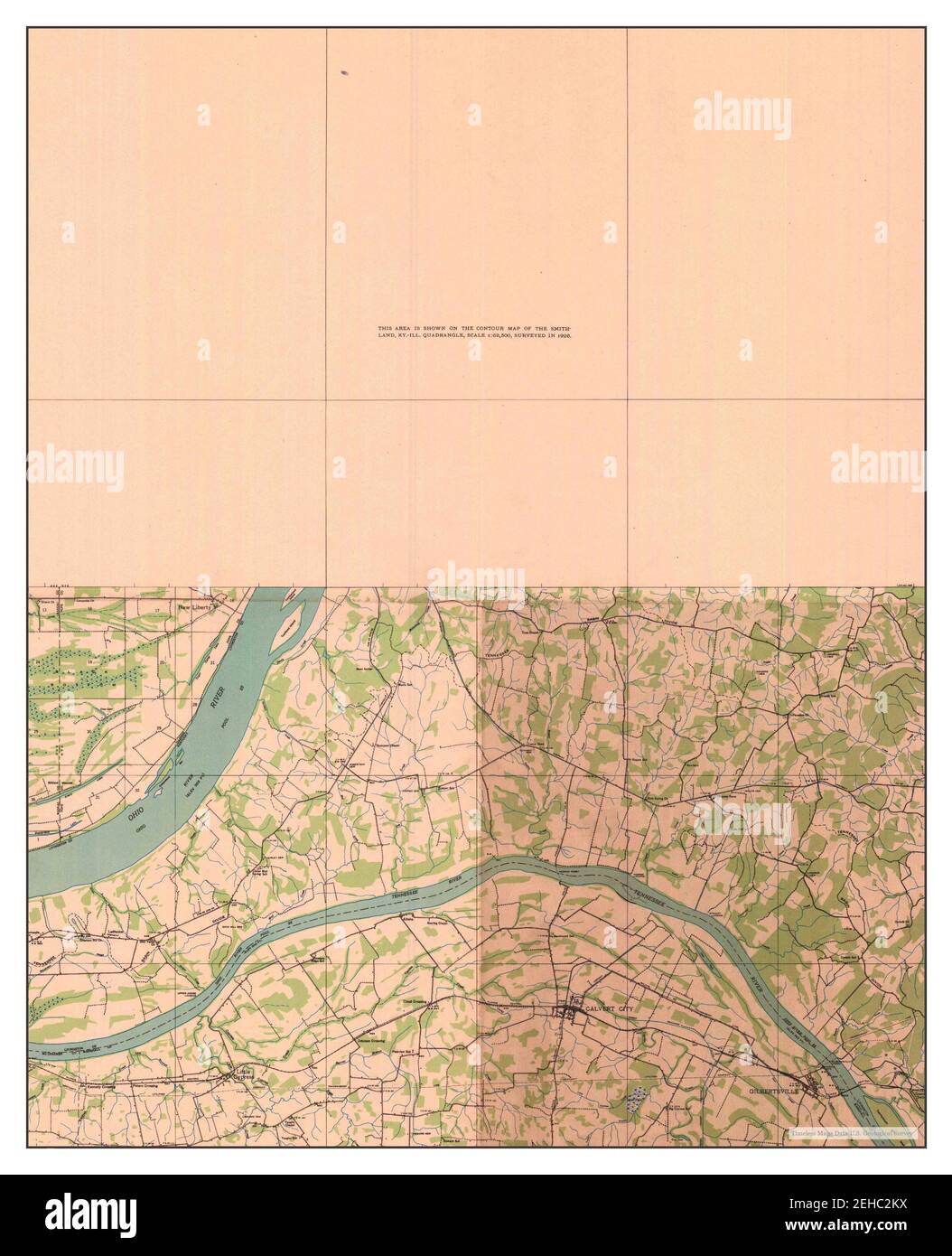 Smithland, Kentucky, map 1936, 1:48000, United States of America by ...