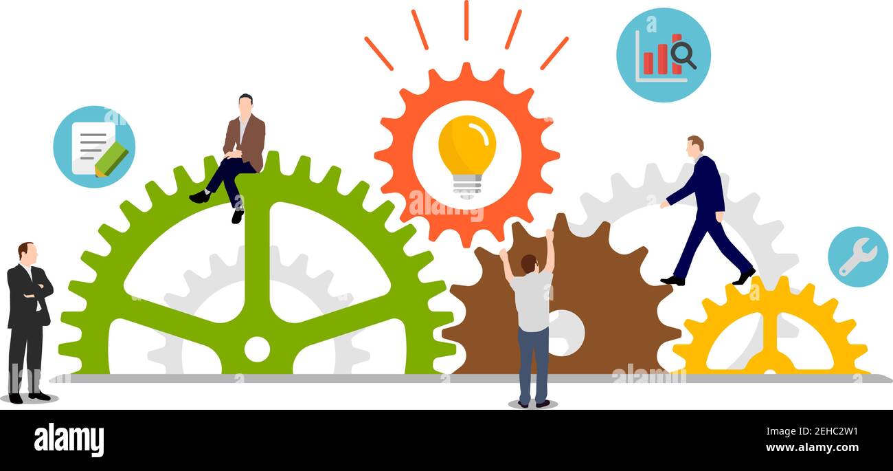 Business success ( idea, inspiration ) concept vector illustration ...