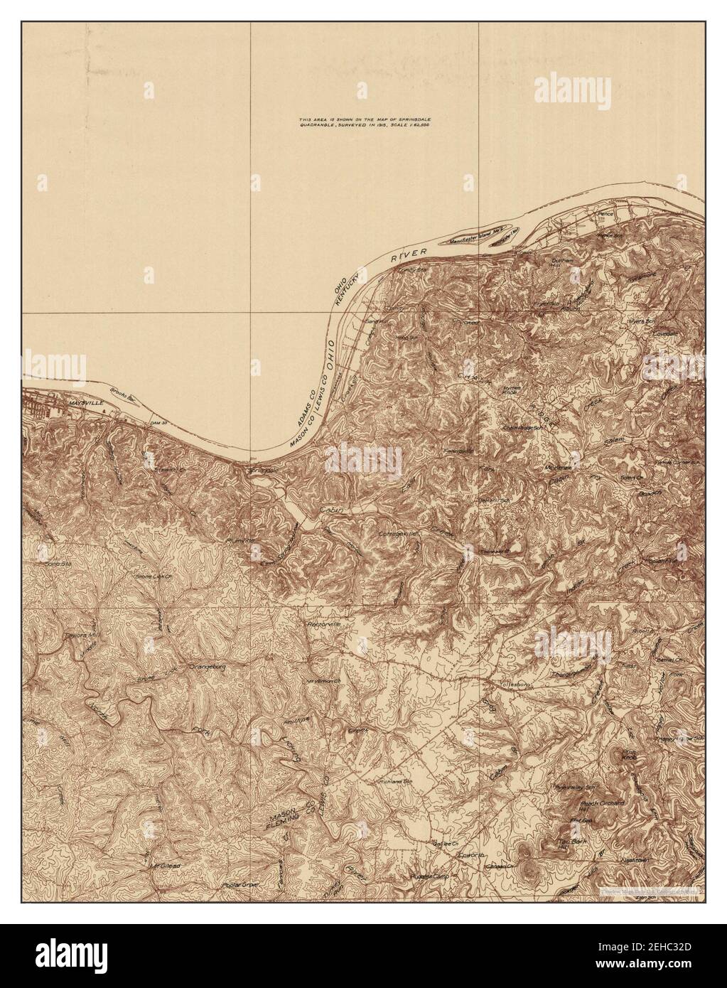 Springdale map hi-res stock photography and images - Alamy