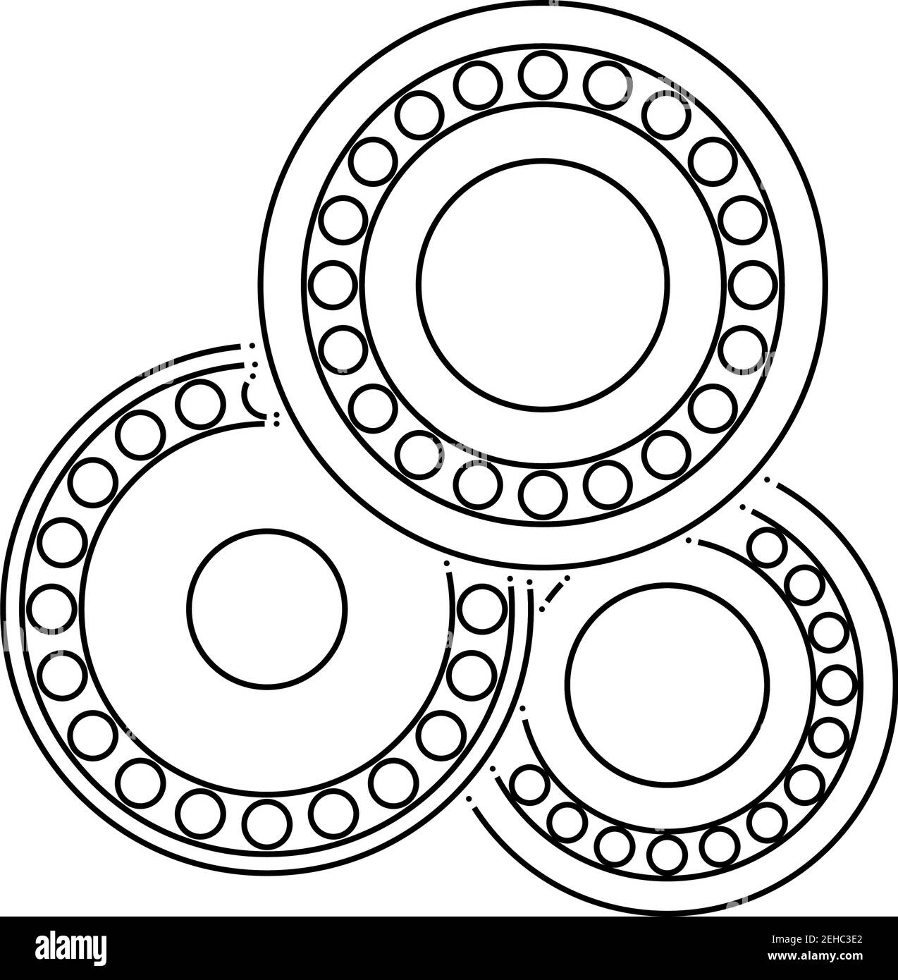 Bearing icon Stock Vector Images - Alamy