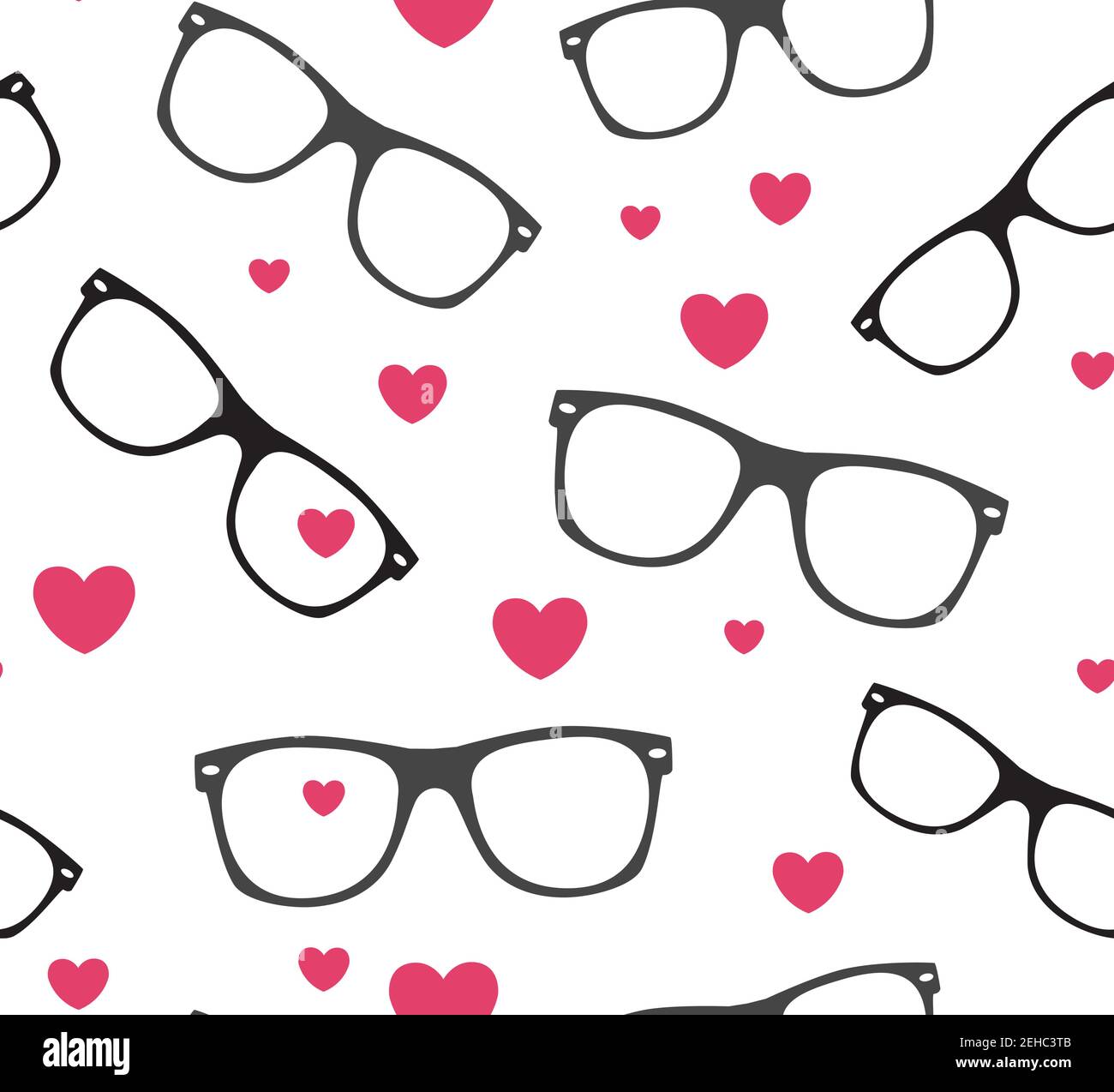 sunglasses and hearts vector background Stock Vector Image & Art - Alamy