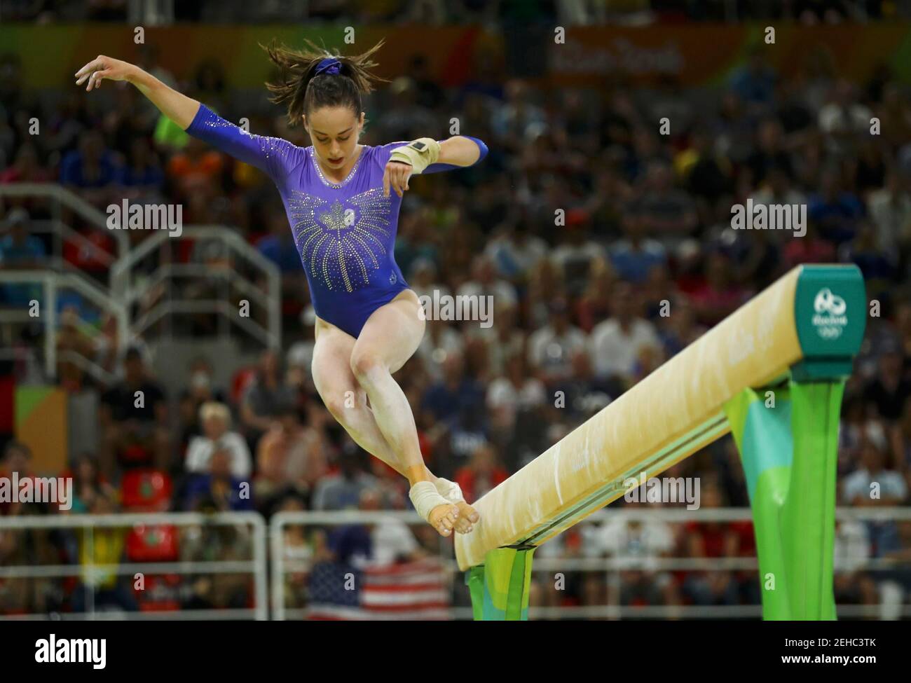 2016 women's gymnastics beam final hi-res stock photography and images ...