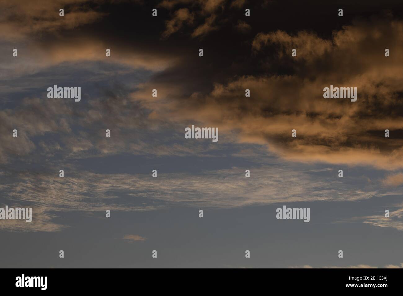 Low angle shot of the beautiful clouds in the sky captured during the ...