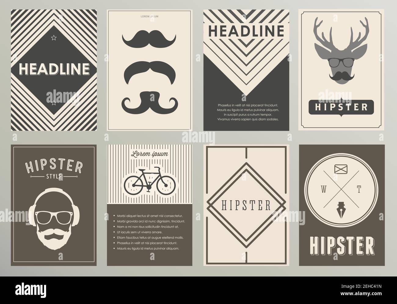 Brochures web marketing Stock Vector Images - Alamy