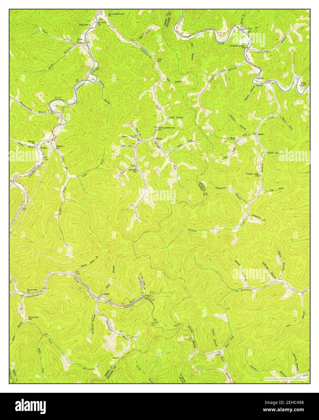 Tilford, Kentucky, map 1954, 1:24000, United States of America by ...