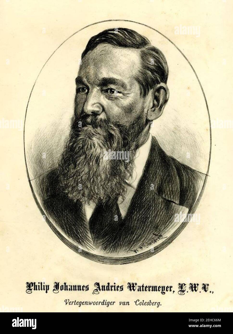 P J A Watermeyer - Cape Colony MP for Colesberg Stock Photo - Alamy