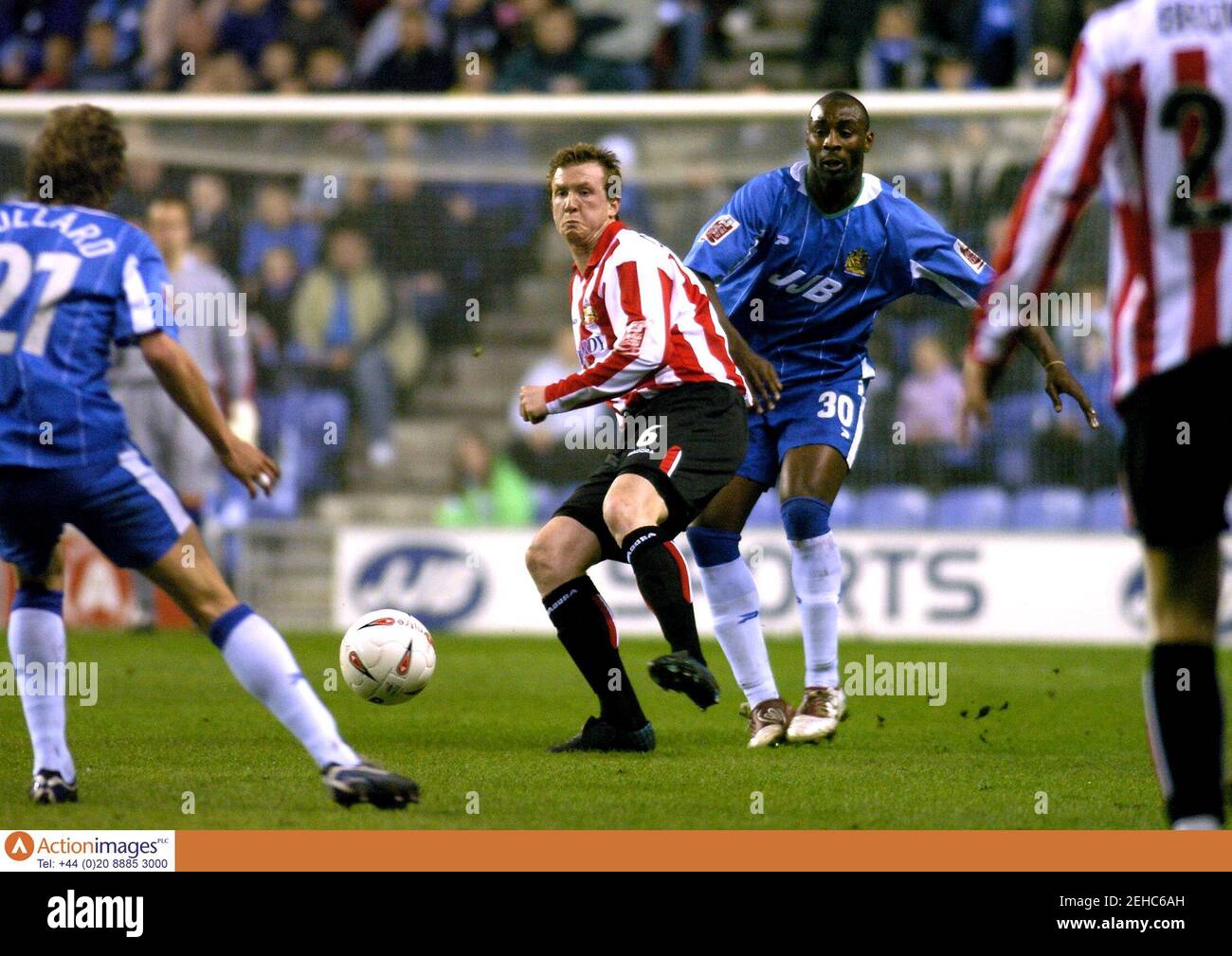 Soccer coca cola football league championship wigan athletic sunderland ...