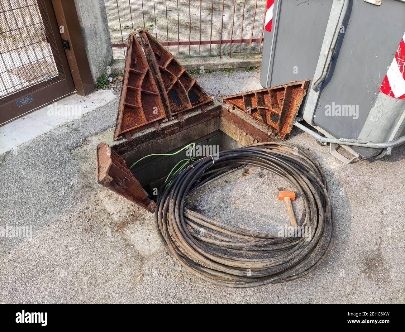 Manholes are often used as an access point for an underground public ...