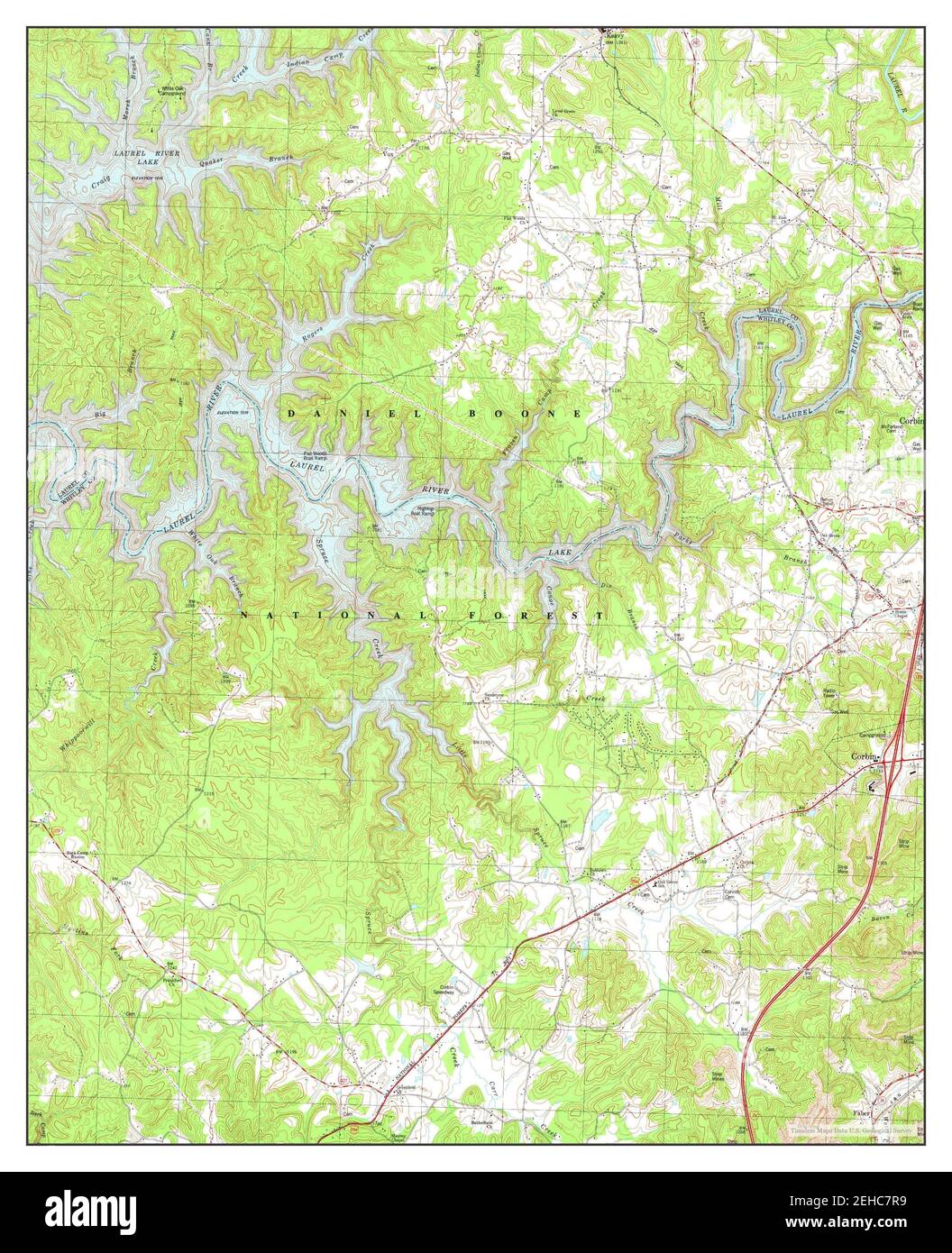 Vox, Kentucky, map 1979, 1:24000, United States of America by Timeless ...