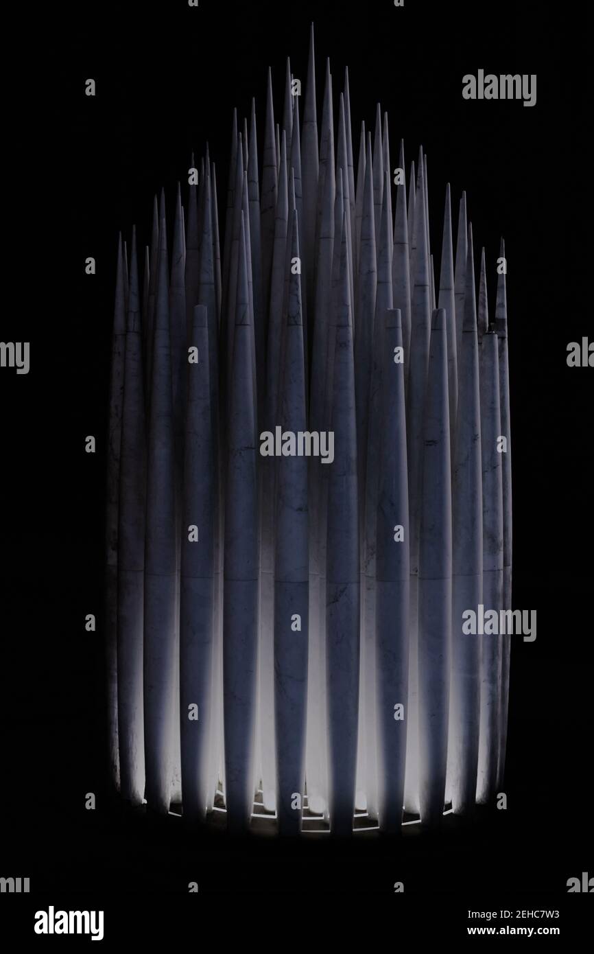 London UK - 17 Feb 2021 : High contrast image of public street art with ...